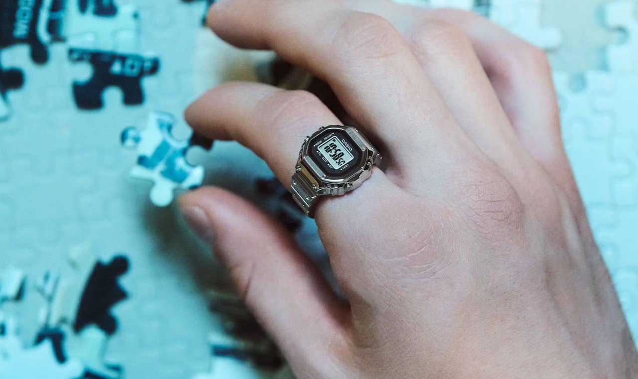 Casio 推出全新手錶戒指 外觀儼如小型 G-Shock 可顯示時間兼計時